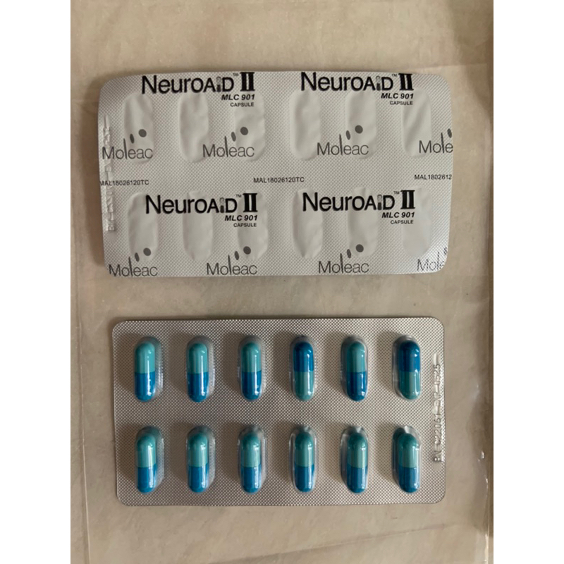 Jual NEUROAID II MLC901 per strip / 12 VEGE CAPS | Shopee Indonesia