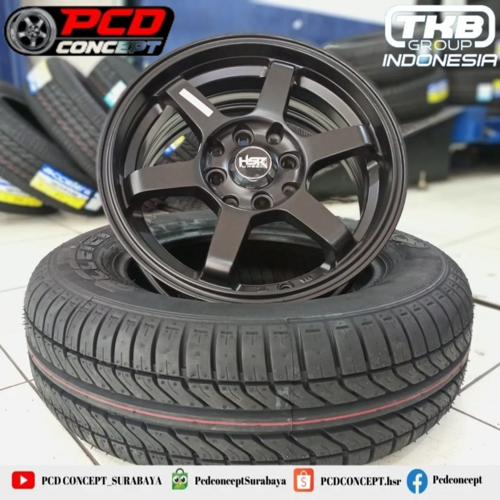 Jual VELG MOBIL RACING RING 14 HSR TOKYO PCD 4X100-4X114,3 ET35 SMB VELG RACING BRIO KARIMUN ...