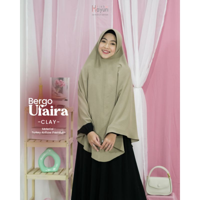 Jual BERGO UFAIRA HIJAB HAYURI 100% ORIGINAL | Shopee Indonesia