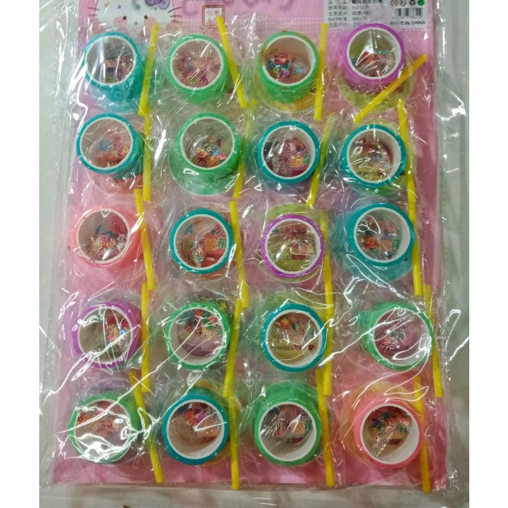 Jual Mainan Anak Viral Nano Tape Meniup Balon Blow Bubble DIY Kids ...