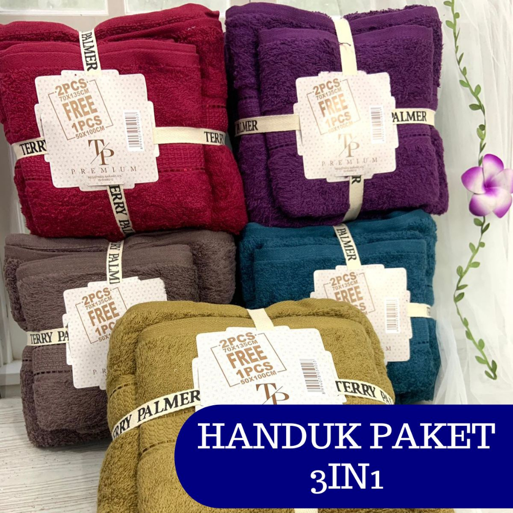 Jual SM Handuk Terry Palmer Set / Terry Palmer Premium / Terry Palmer ...