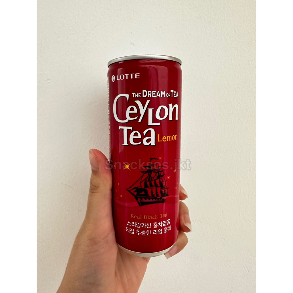 Jual Lotte Ceylon Lemon Tea Korean Drink 240ml | Shopee Indonesia