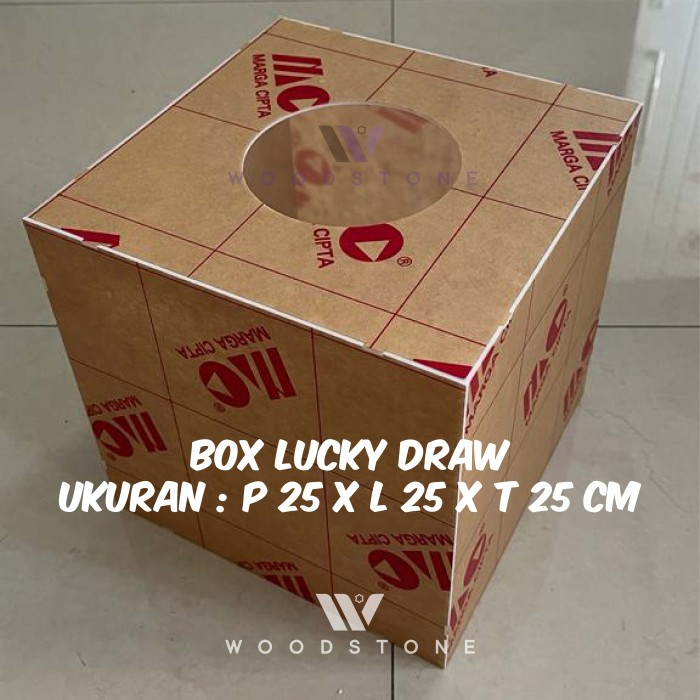 Jual Kotak Lucky Draw Box Jumbo - Kotak Undian Akrilik - Acrylic Box 25 ...