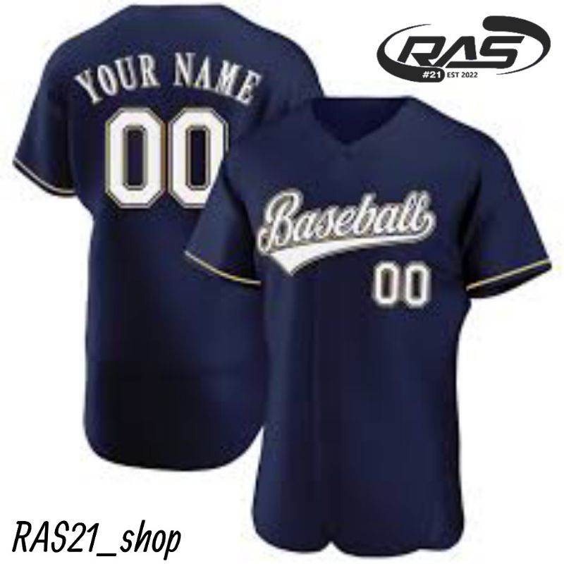 Jual Baju Baseball Custom Sesuai Request (Free Bordir Depan Sesuai ...