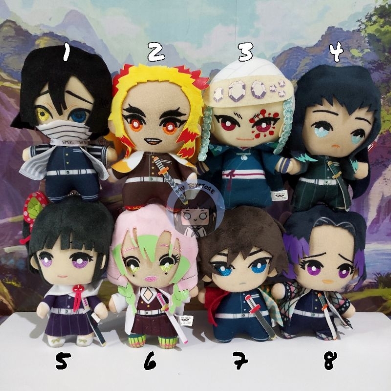 Jual Boneka Anime Kimetsu No Yaiba Hashira Demon Slayer Gantungan Kunci ...