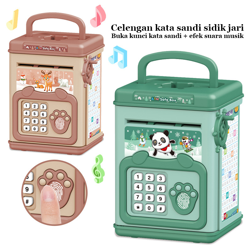 Jual Celengan Portabel Tabungan Aman Dengan Kata Sandi Sidik Jari ...