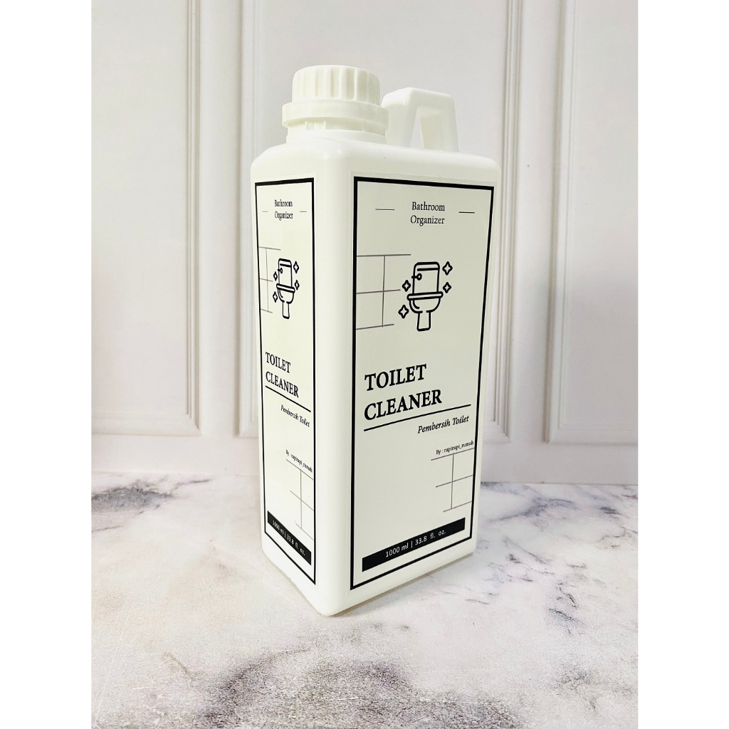 Jual Cleaning Organizer - Botol Isi Ulang Refill Putih White Aesthetic ...