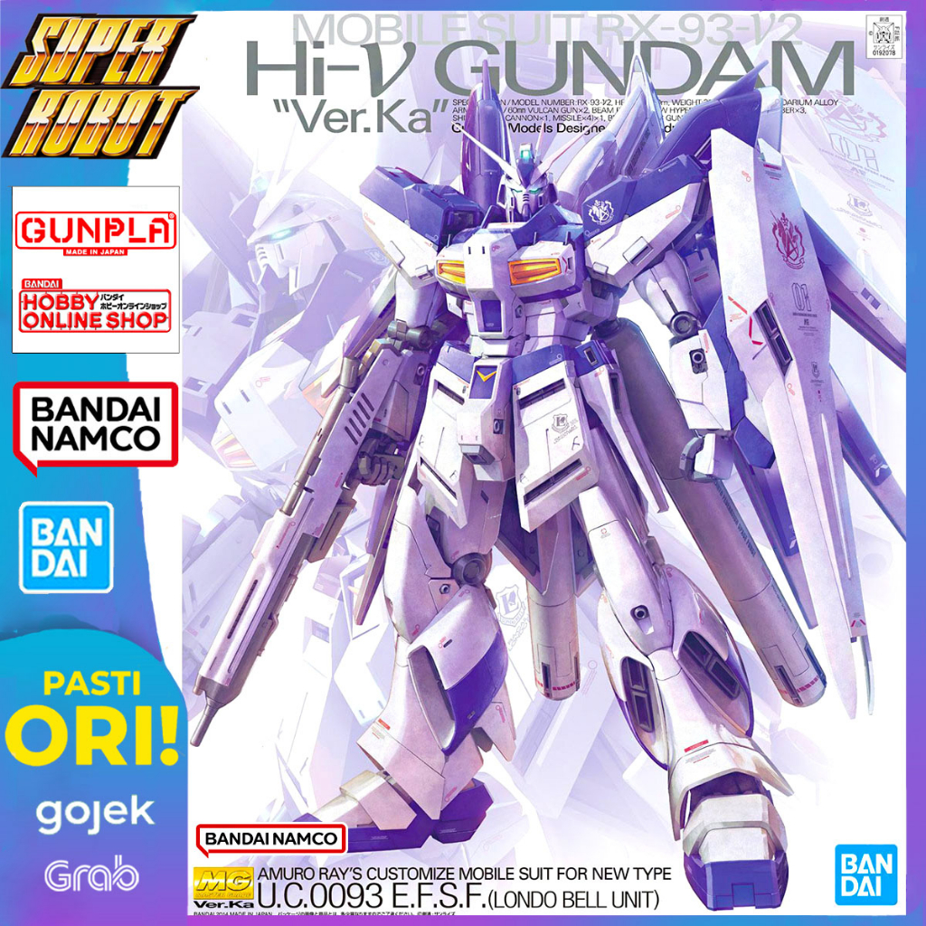 Jual 𝗕𝗔𝗡𝗗𝗔𝗜 MG RX-93-v2 Hi Nu Gundam / Hi-v Gundam Ver Ka | Shopee ...