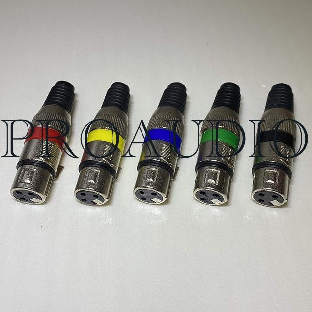Jual JACK CANON CANARE BETINA FEMALE JECK JEK XLR 3 PIN XLR PLUG FEMALE ...