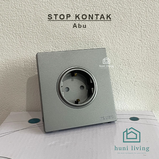 Jual Saklar / Sakelar Lampu Abu Space Gray 1/2/3 Gang Electrical Switch ...