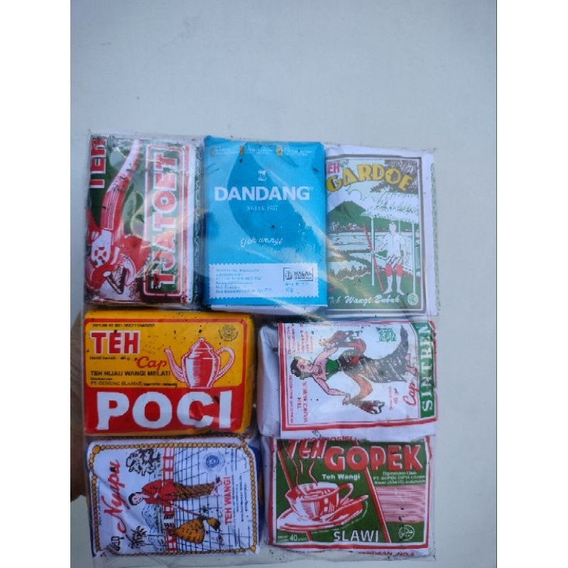 Jual Paket Teh Ginastel Enak 7 macam teh |teh gopek, nyapu, sintren ...