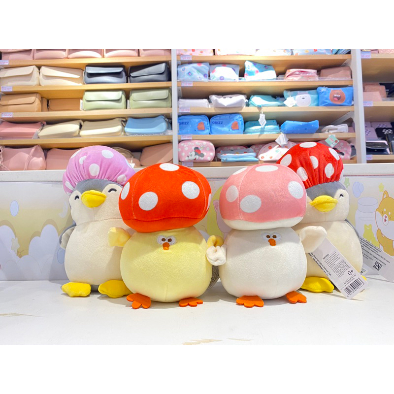Jual Boneka penguin jamur lucu Miniso | Shopee Indonesia