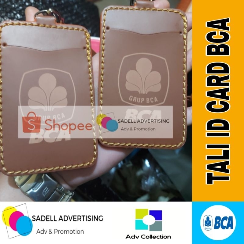 Jual Tali Id Card Bank BCA Lanyard Bank BCA Name Tag Bank BCA Coklat ...