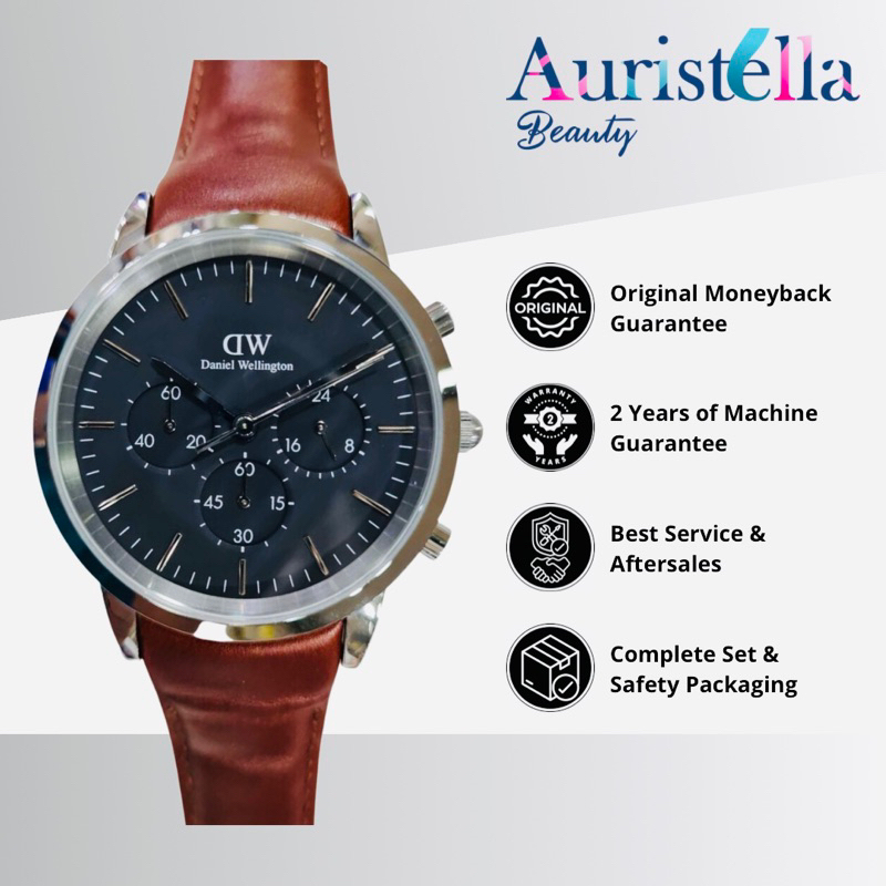 Jual (ORIGINAL 100%) JAM TANGAN DANIEL WELLINGTON ICONIC CHRONOGRAPH ST ...