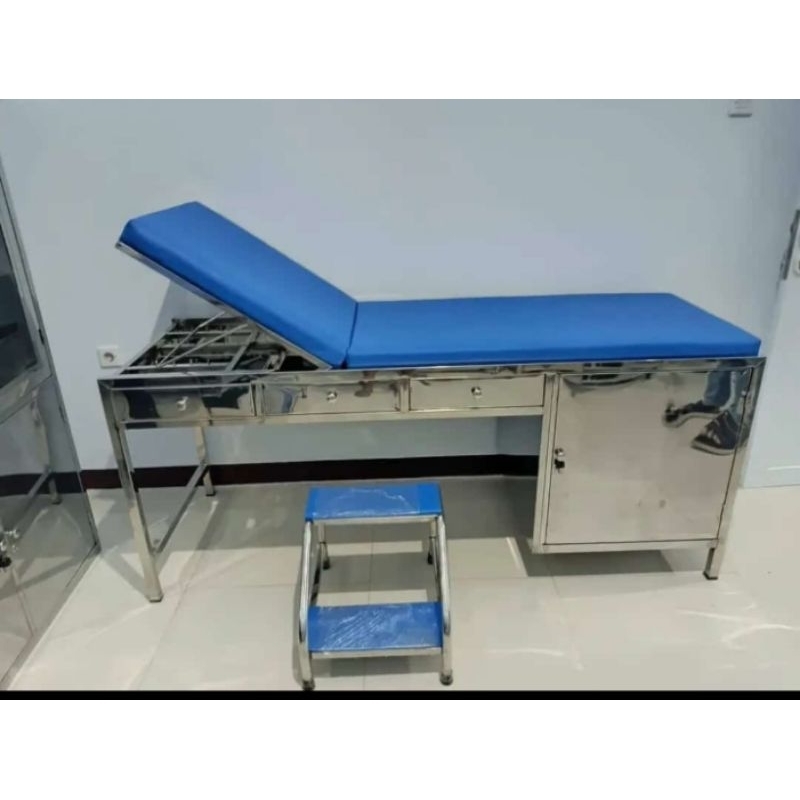 Jual Bed Periksa Advance FULL STAINLESS STEEL Bed Periksa Pasien ...