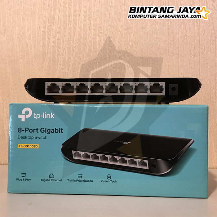Jual TP-LINK TL-SG1008D 8 Port Gigabit Desktop Hub Switch | Shopee ...