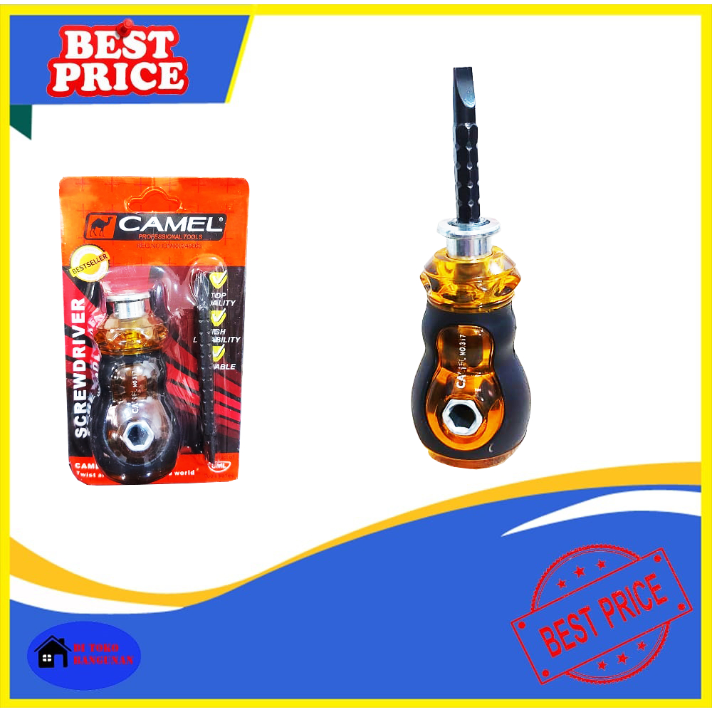 Jual Obeng Mini Camel Cebol Pendek Model T | Shopee Indonesia