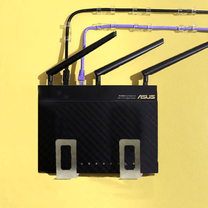 Jual rak tempat router wifi stb tempel dinding bahan besi anti karat ...