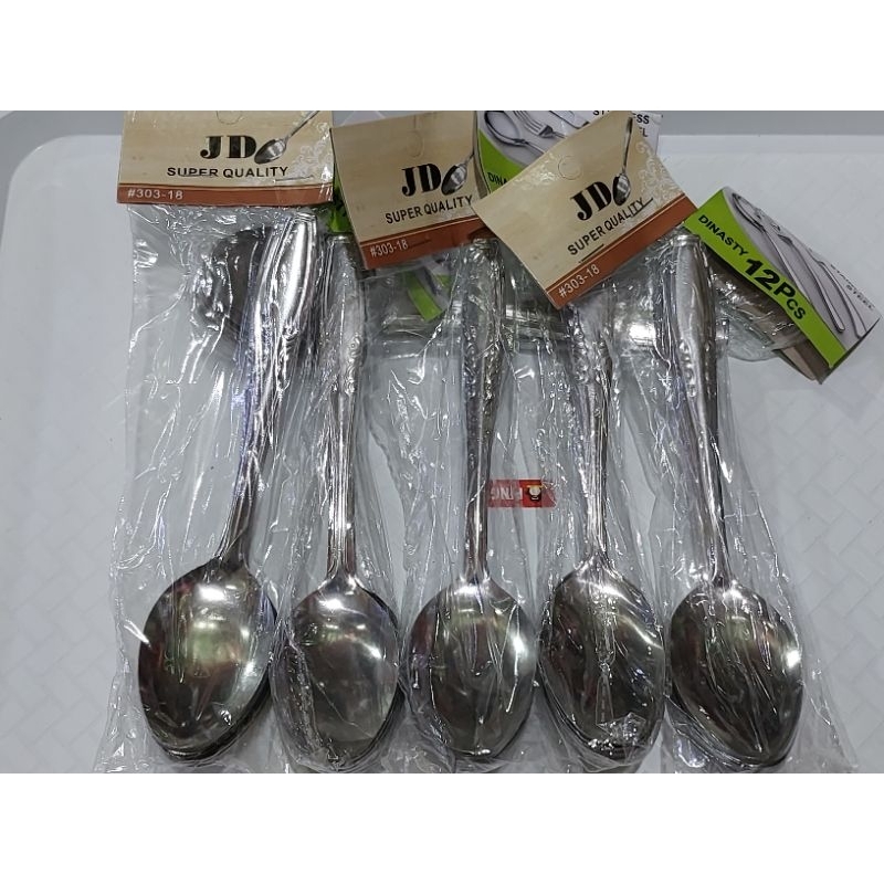 Jual Sendok Makan Stainless Sendok Isi 12 Pcs | Shopee Indonesia