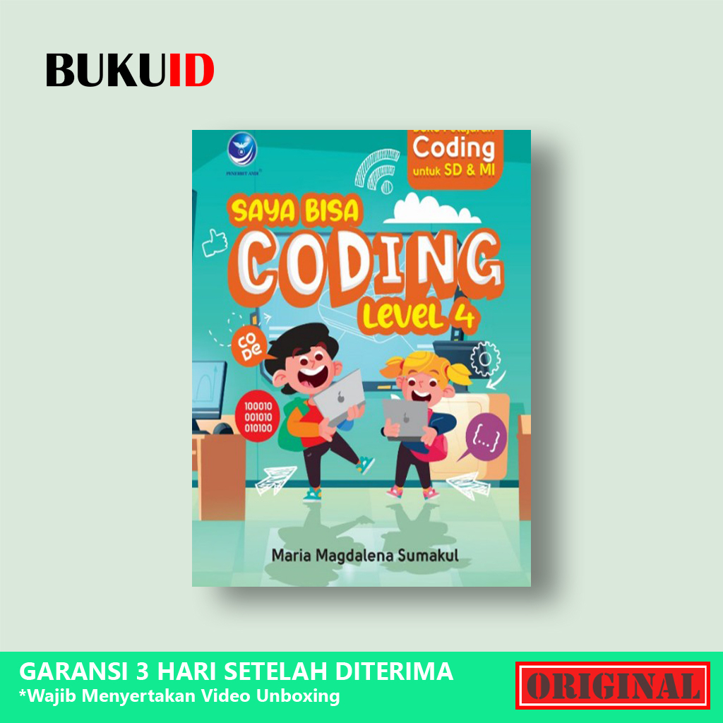 Jual Buku Pelajaran Coding Untuk SD Dan MI: Saya Bisa Coding Level 4 ...