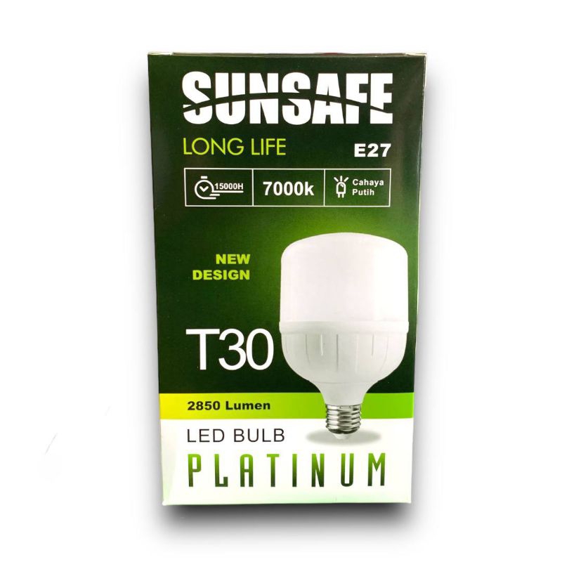 Jual Lampu LED Model Tabung 30 watt SUNSAFE/Lampu LED Capsul Platinum | Shopee Indonesia