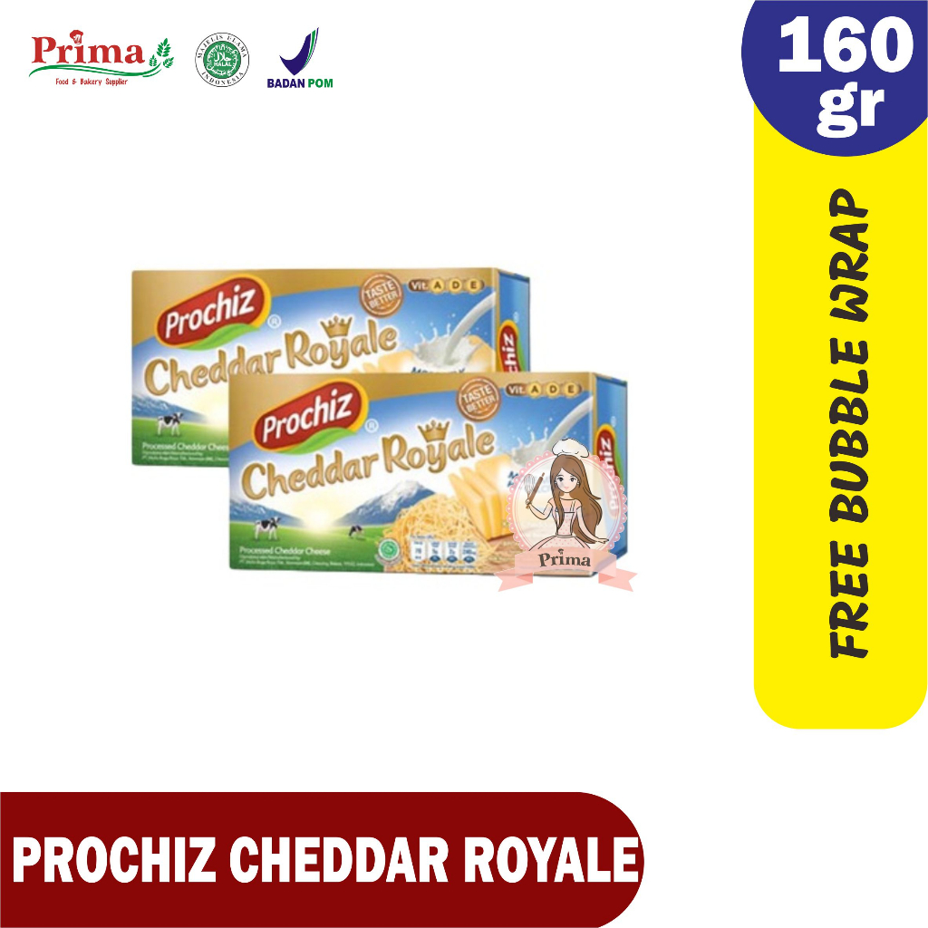 Jual Keju cheddar - Prochiz royale - 160gram | Shopee Indonesia