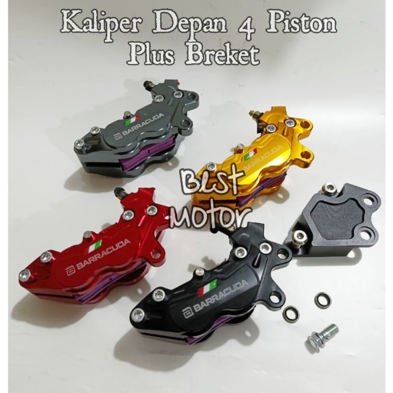Jual Kaliper Depan 4 Piston Barracuda Original Yamaha Nmax 155 Old Plus Breket pnp | Shopee ...