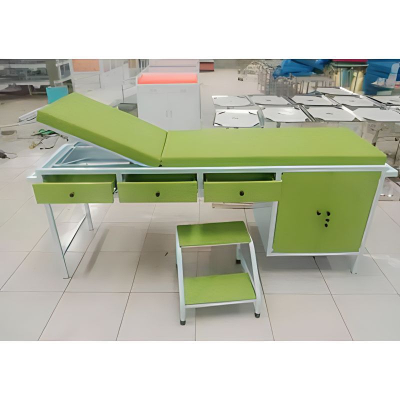 Jual bed periksa pasien + Laci – ranjang periksa medis multifungsi ...