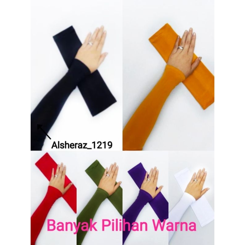 Jual Manset lengan /handsock tangan Warna polos ~~ handsock tangan ...