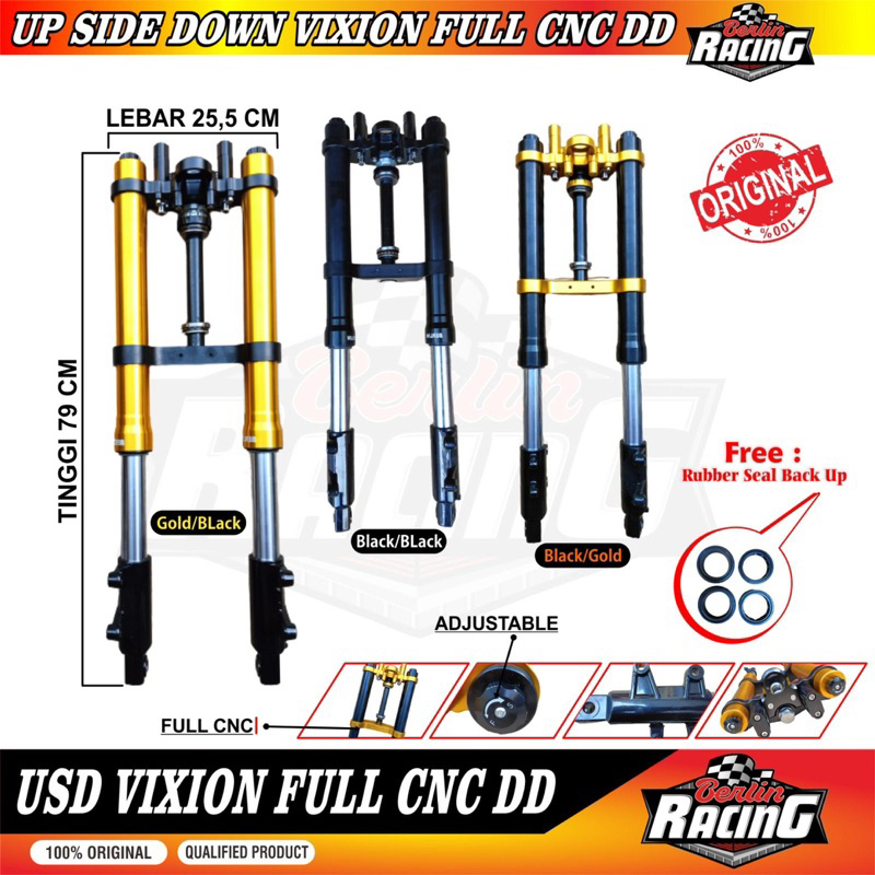 Jual SHOCK USD DOUBLE DISC NEW VIXION NVL - UP SIDE DOWN VIXION - SHOCK ...
