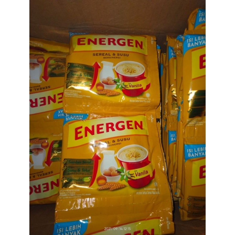 Jual ENERGEN sachet 35g (isi 10 Sachet) | Shopee Indonesia