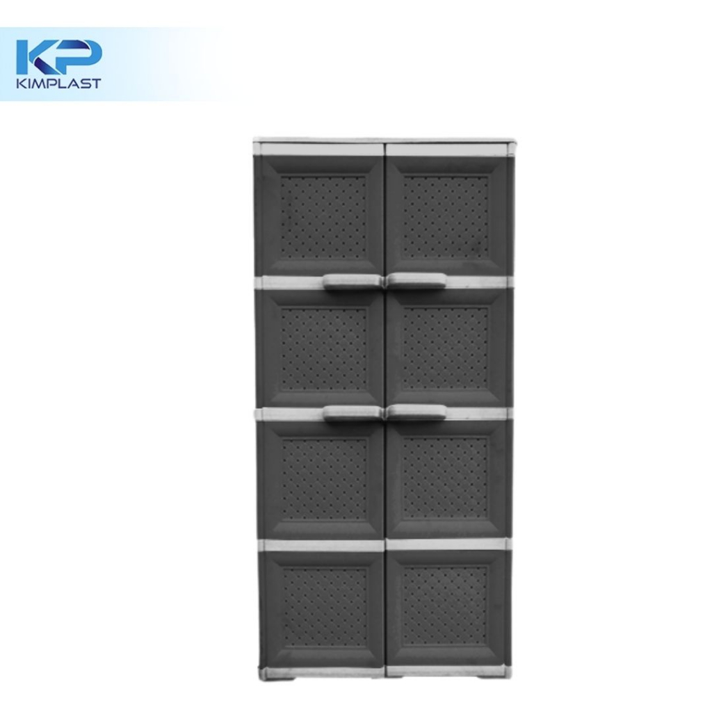 Jual KIMPLAST Wardrobe Susun 4/ Wardrobe KIM Deluxe dan Hitam/ Wardrobe ...