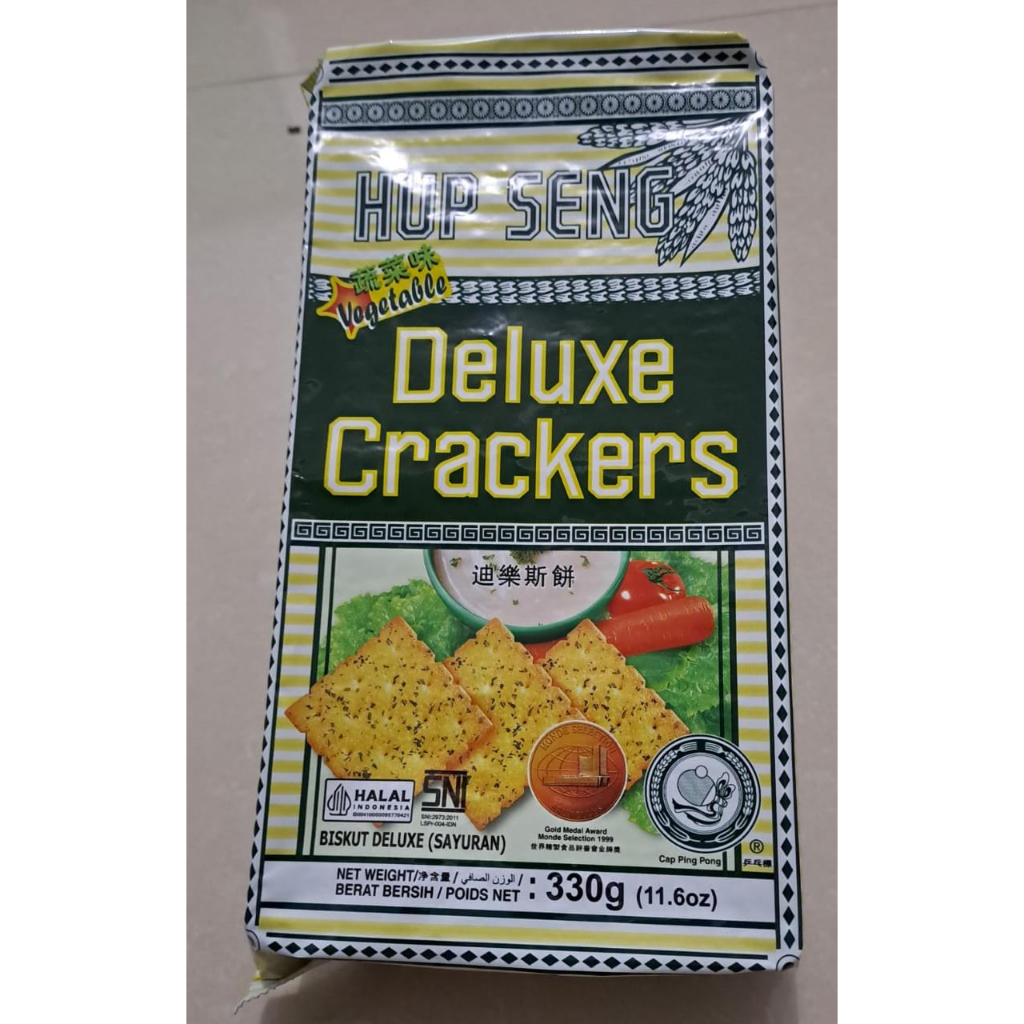 Jual Biskuit HUP SENG CRACKERS Malaysia Varian Rasa Asin / Manis ...