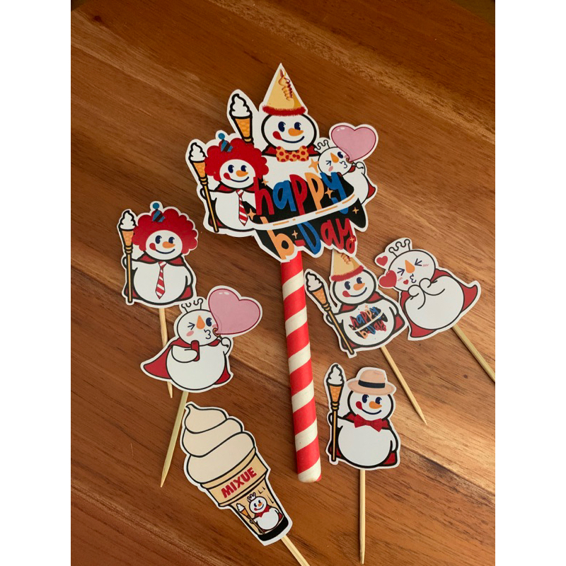 Jual MIXUE TOPPER CAKE ICE CREAM CUSTOM | Shopee Indonesia