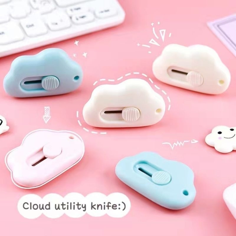 Jual Mini Cutter Cloud Aesthetic Cutter Awan | Shopee Indonesia