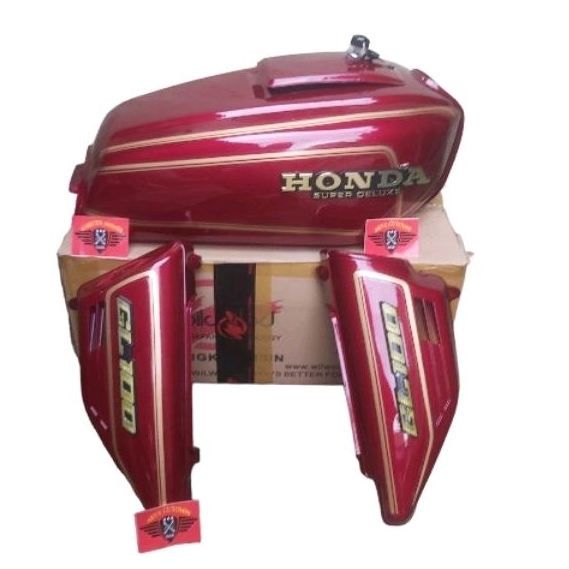 Jual PAKET HEMAT KOMPLIT TANGKI TENGKI BENSIN HONDA GL100 GL 125 GL ...