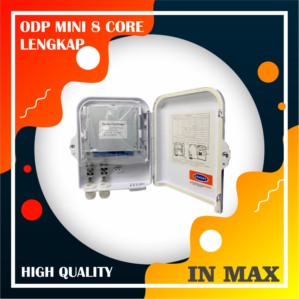 Jual [High Quality] odp 8 core anti air model splitter box ODP Single ...