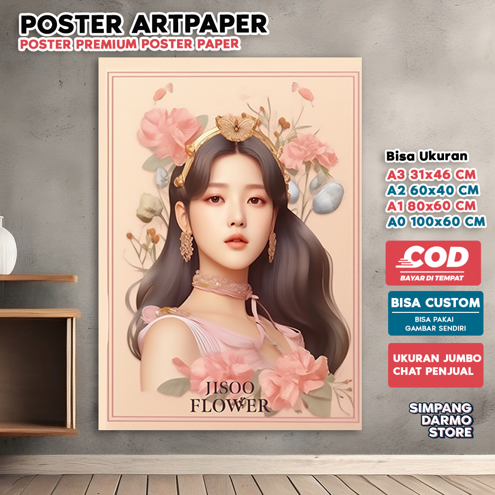 Jual Poster Fan Art Jiso Flower Keanggunan Jiso dan Pesona Bunga ...