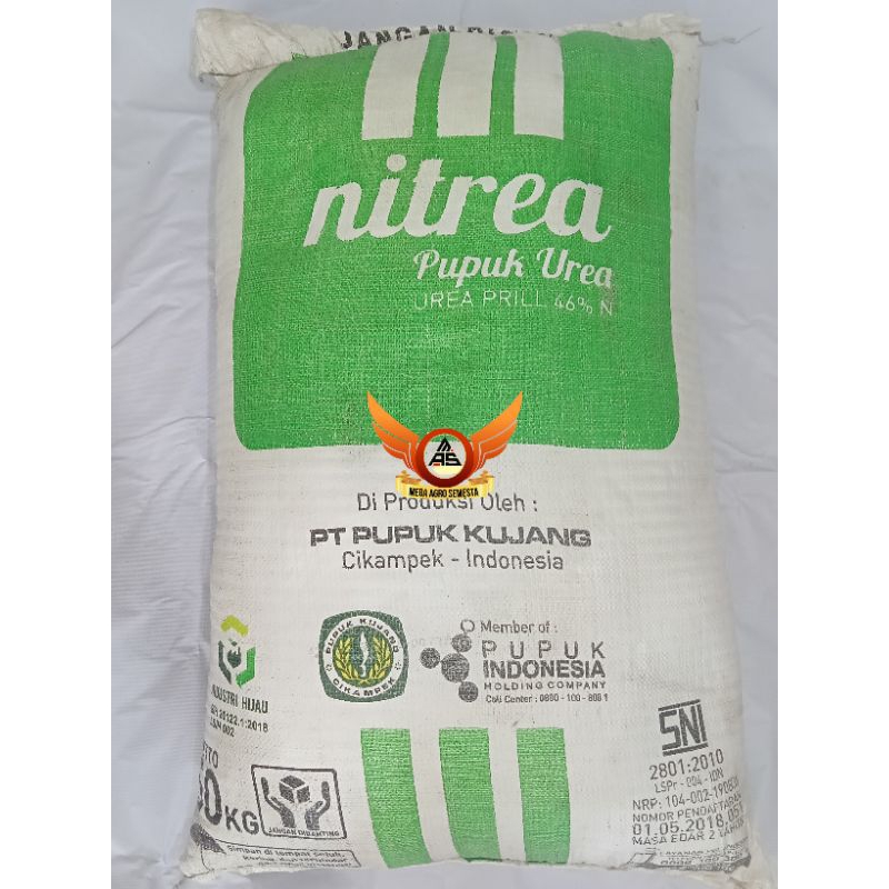 Jual PUPUK UREA NITREA KUJANG NON SUBSIDI TANAMAN KEMASAN PABRIK 50KG ...