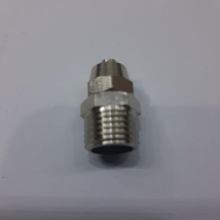 Jual fitting pneumatic angin nepel selang metal lurus | Shopee Indonesia