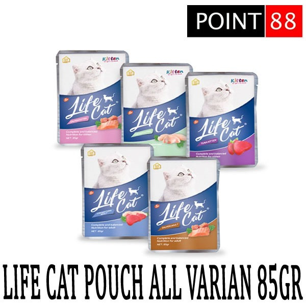 Jual LIFE CAT Pouch 85gr All Variant | Shopee Indonesia