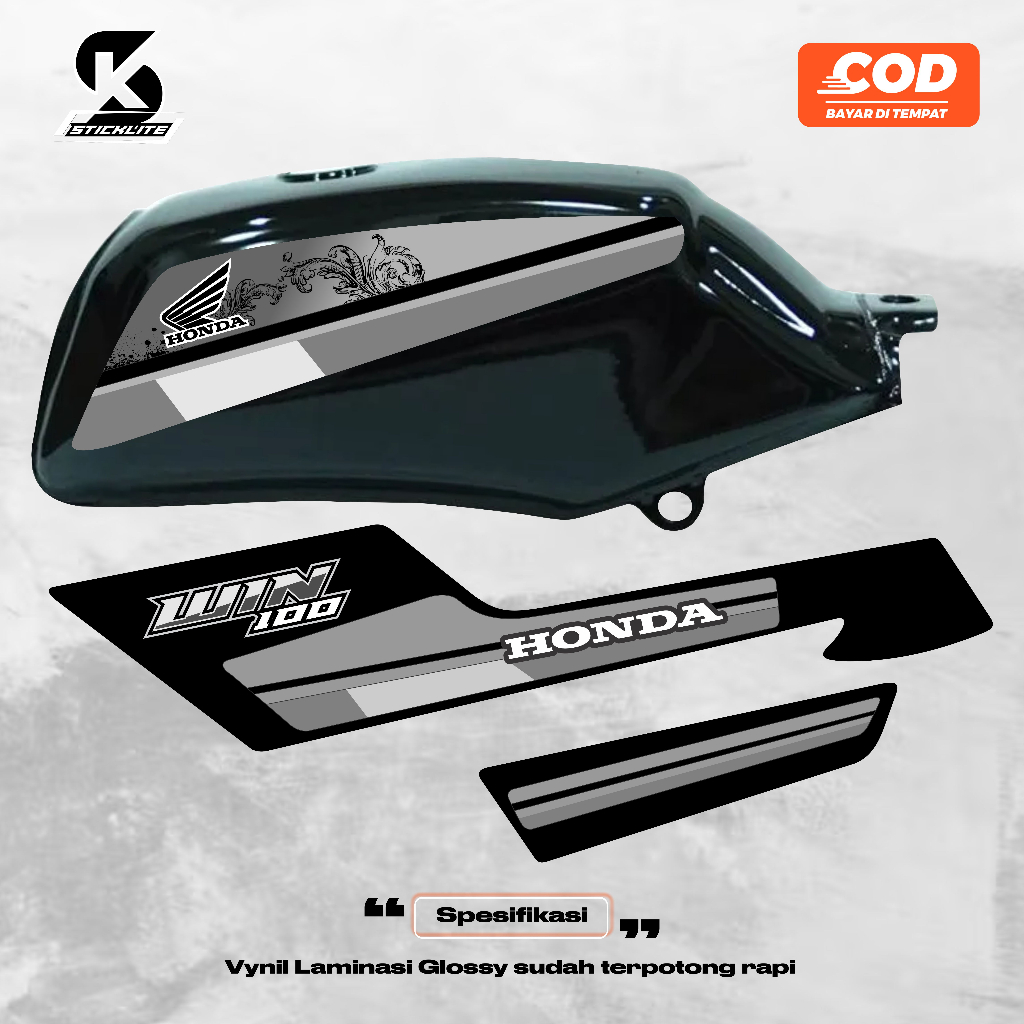 Jual stiker motor win 100 12 | Shopee Indonesia