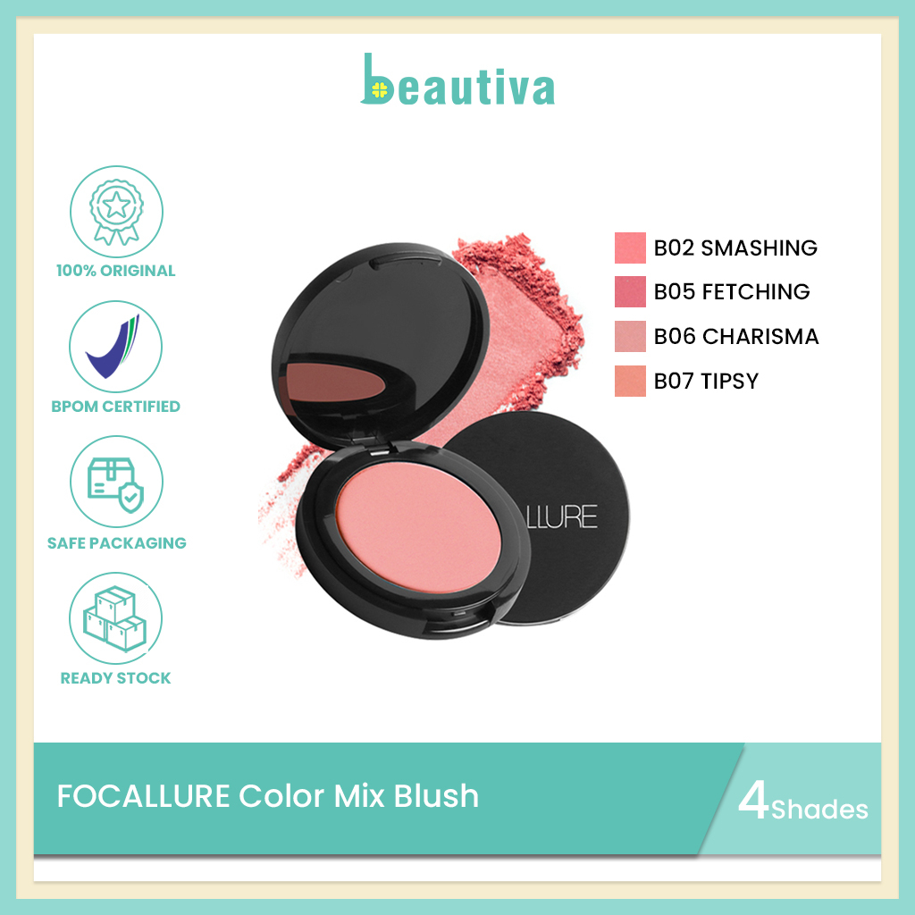 Jual FOCALLURE Color Mix Powder Blush | Shopee Indonesia