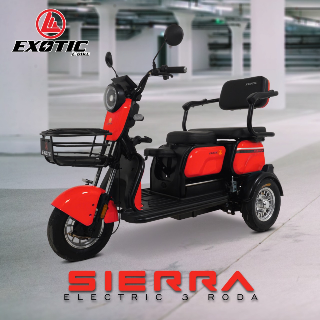 Jual Exotic Sierra - Sepeda Listrik Exotic Roda Tiga (20AH) | Shopee ...