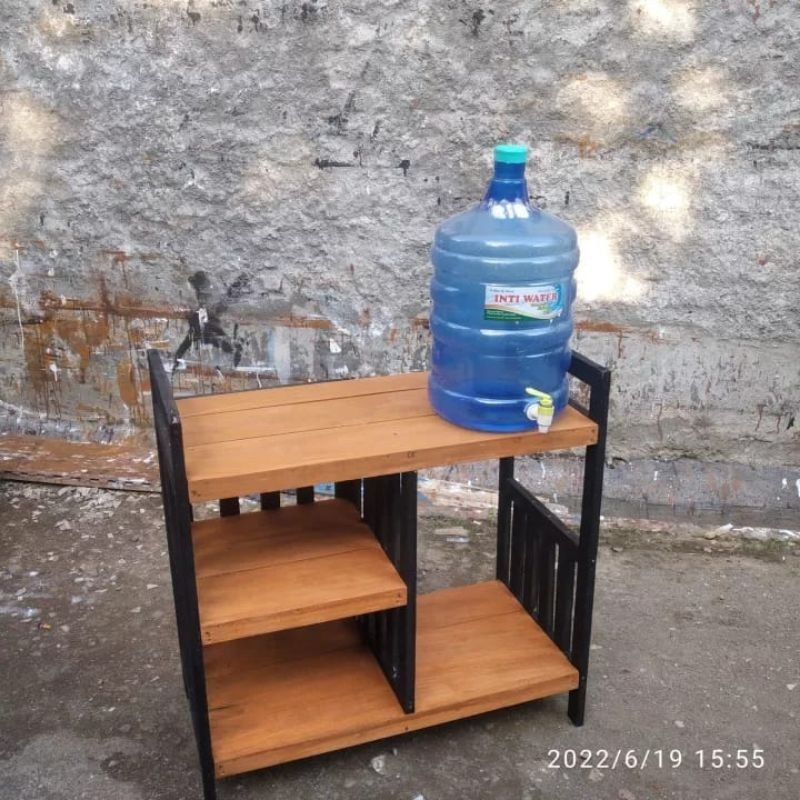Jual Meja kompor 2 tungku meja dispenser magicom | Shopee Indonesia