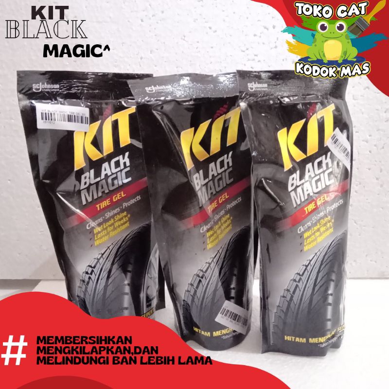 Jual KIT BLACK MAGIC REFILL TIRE GEL POUCH 180 ML | Shopee Indonesia