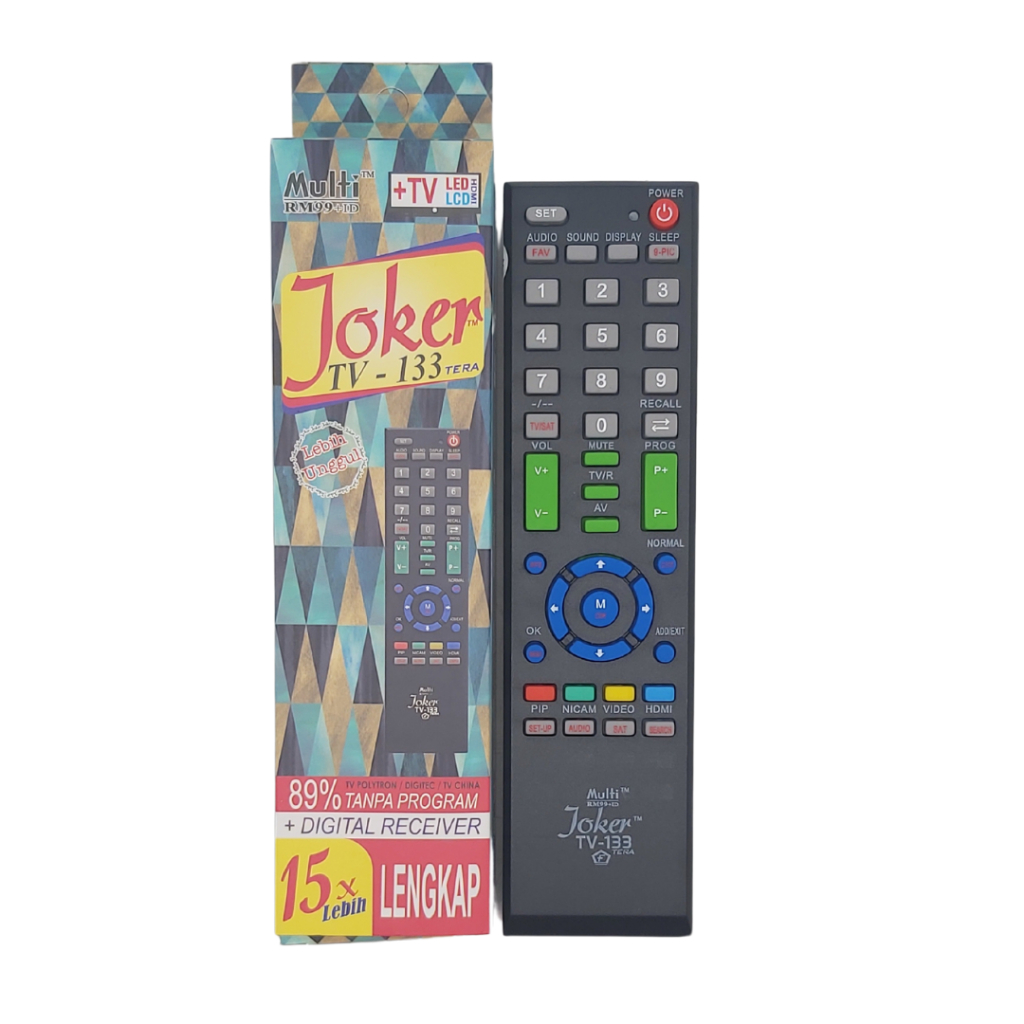 Jual Remote TV Universal Joker Remot TV Multi Joker Universal LED LCD ...