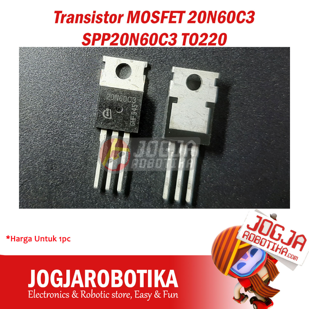 Jual Transistor MOSFET 20N60C3 SPP20N60C3 TO220 | Shopee Indonesia