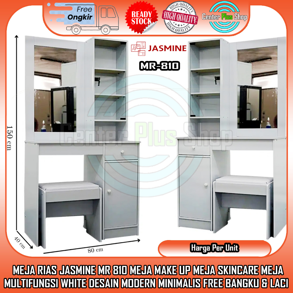 Jual [KARGO] MEJA RIAS JASMINE MR 810 MEJA RIAS LEMARI RIAS MINIMALIS ...