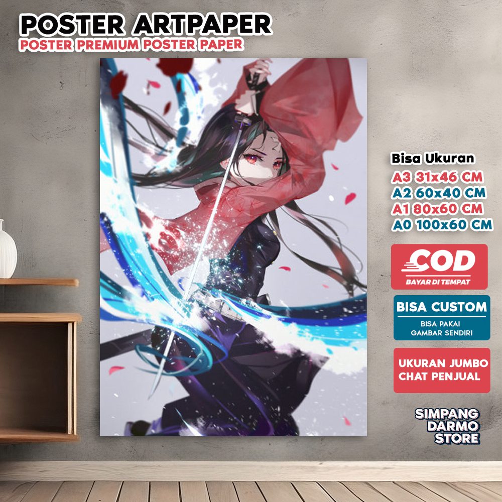 Jual Poster Anime Kimetsu no Yaiba Katanakaji no Satohen Kualitas HD ...